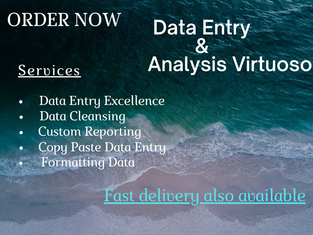 Seamless Data Entry & Insightful Analysis for Optimal Results | Upwork