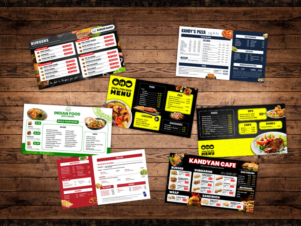 Professional Restaurant Menu Designs in Canva | Upwork