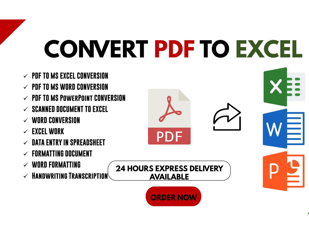 Image/ PDF/non-editable file Converted in Word/Excel | Upwork