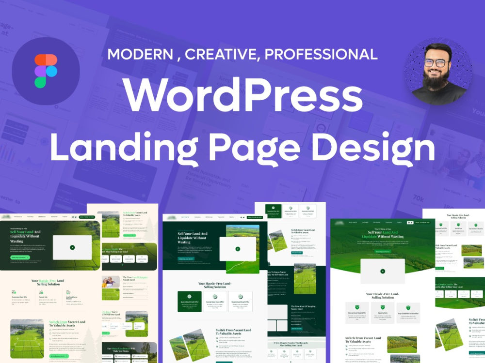 High Conversion Responsive WordPress Landing Page | Website UI/UX ...