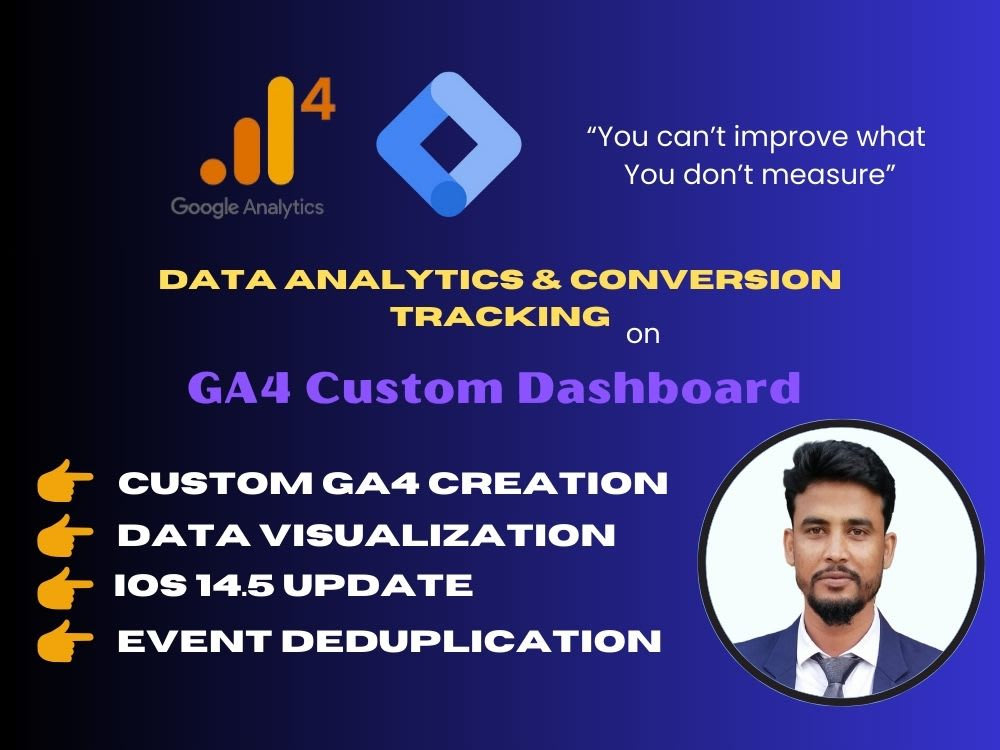 Analytics GA4 Custom Dashboard and Visualization by Tag Manager | Upwork