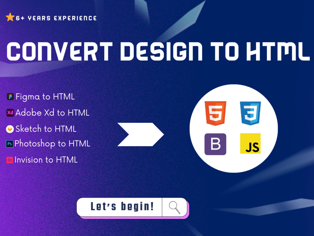 Responsive HTML/CSS/JS developer, PSD|XD|Figma to HTML5/Bootstrap | Upwork Responsive HTML/CSS/JS developer, PSD|XD|Figma to HTML5/Bootstrap | Upwork