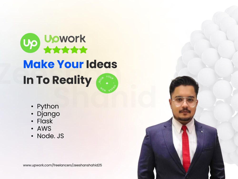 Python Developer | Flask | Django | Node.Js | AWS | Upwork Python Developer | Flask | Django | Node.Js | AWS | Upwork