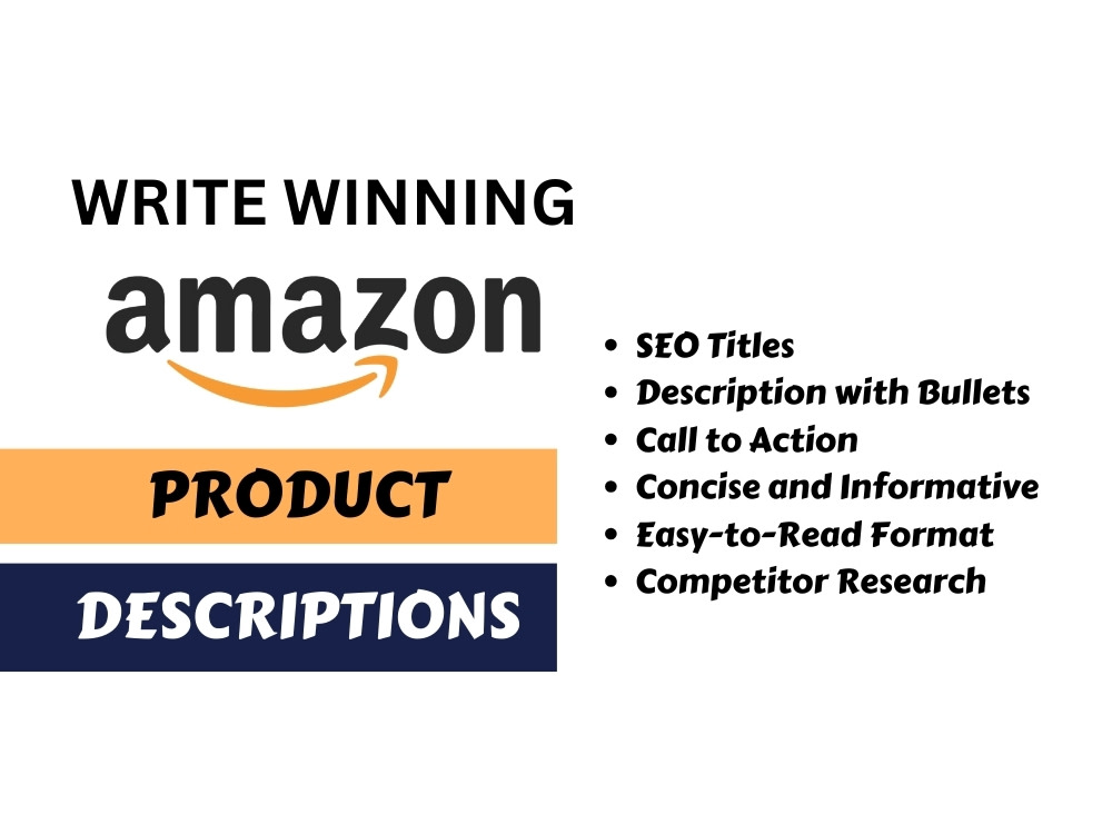 Winning amazon product descriptions | Upwork