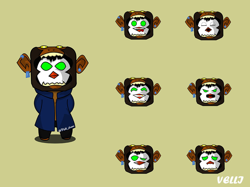 A unique 2d character design for your, Cartoon, Comic, Game character ...