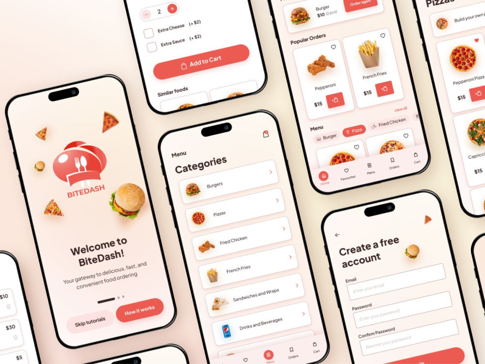Unique mobile app UI and UX design | Upwork