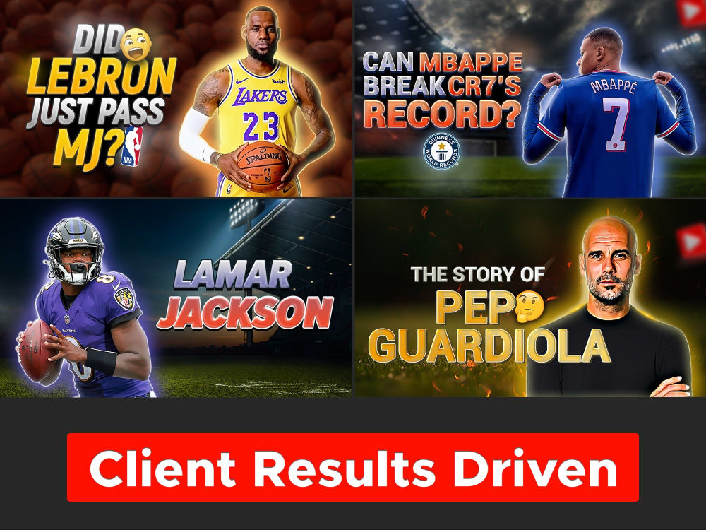 Professional Custom Sports YouTube Thumbnail Design with High CTR. | Upwork