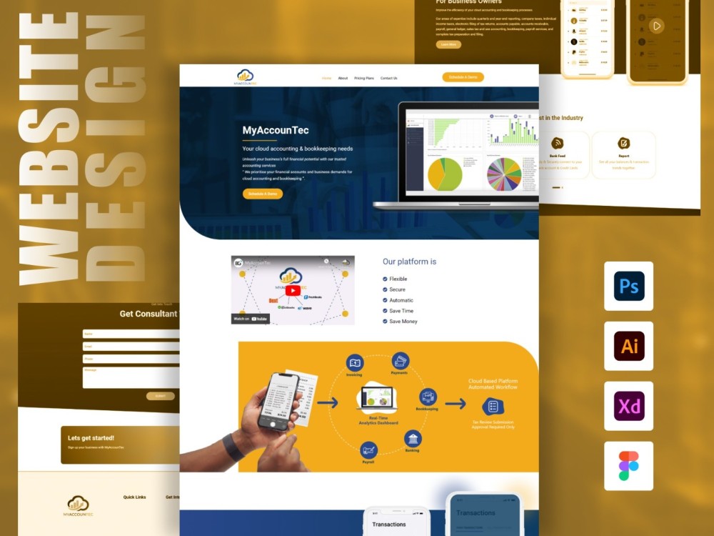 Custom and responsive website design | Upwork