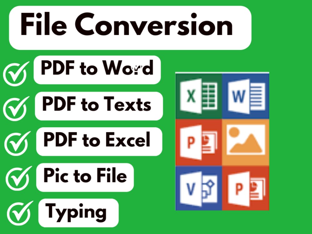 File Conversion Pdf To Word Pdf To Excel Typing Upwork