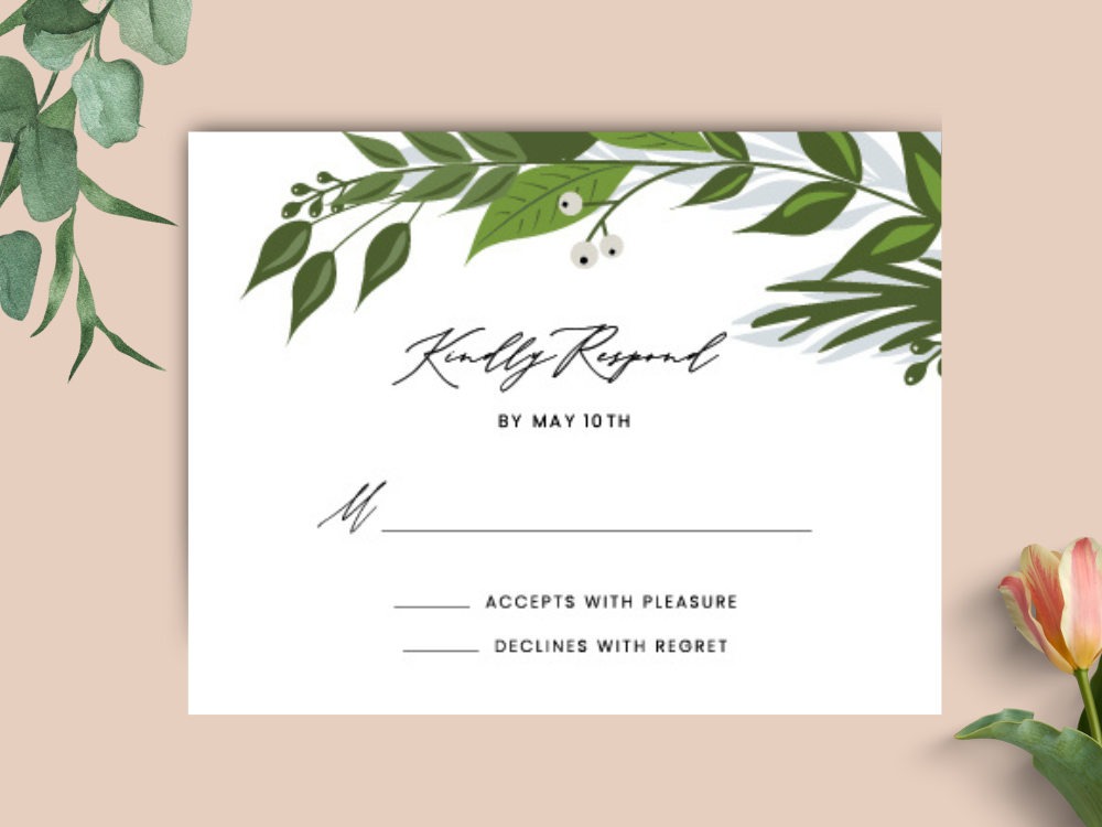 This ready to print Wedding Invitation Set. | Upwork