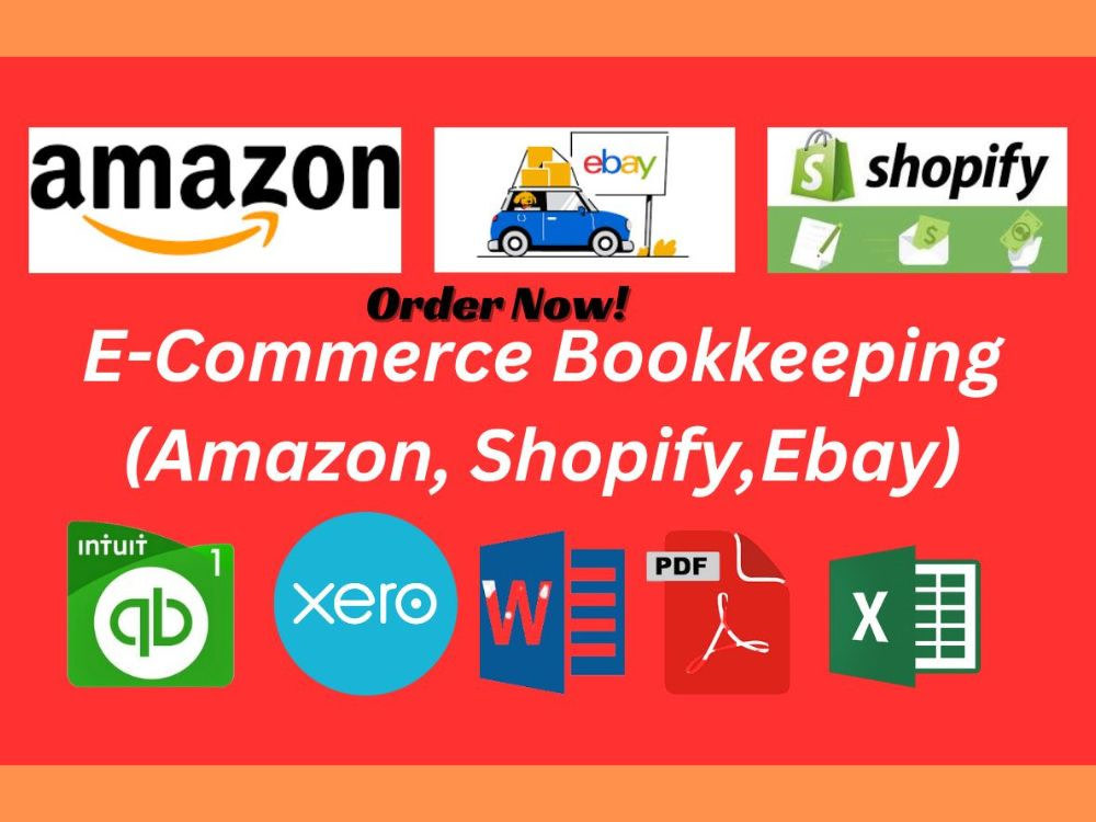Ecommerce bookkeeping for Amazon, Shopify, eBay in QOB & Xero. | Upwork