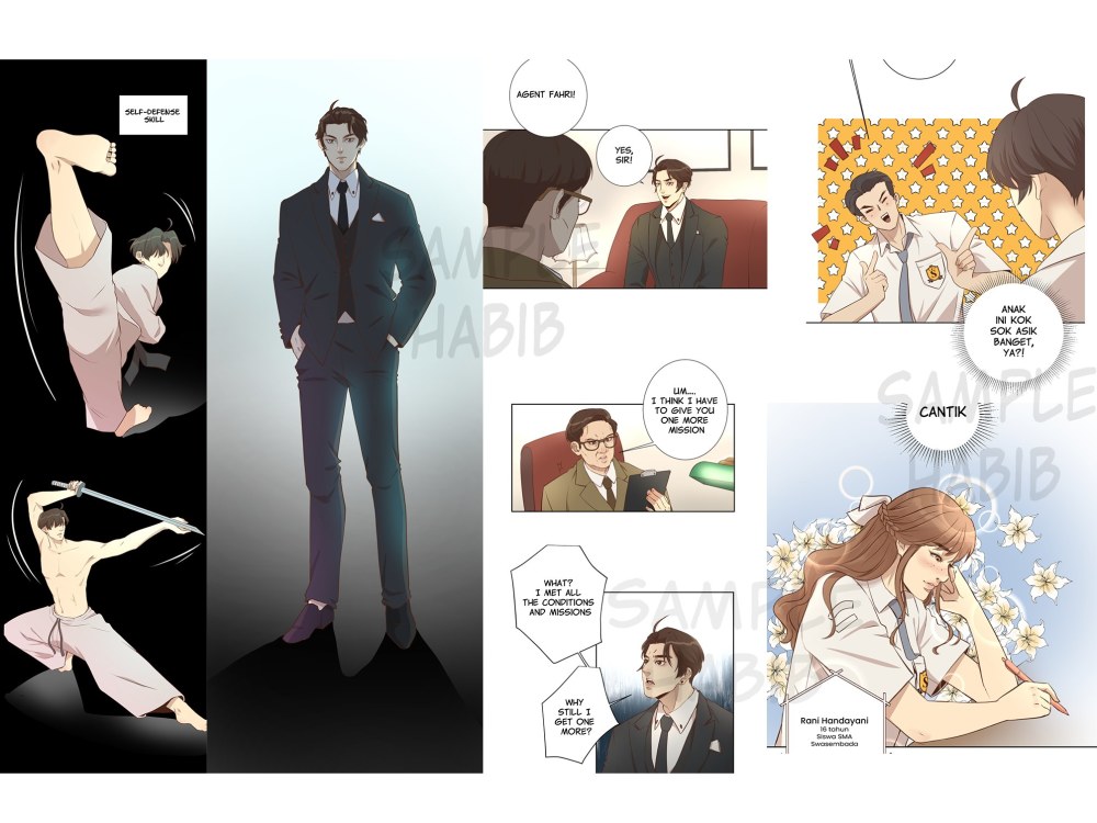 5 webtoon episode based on your story | Upwork