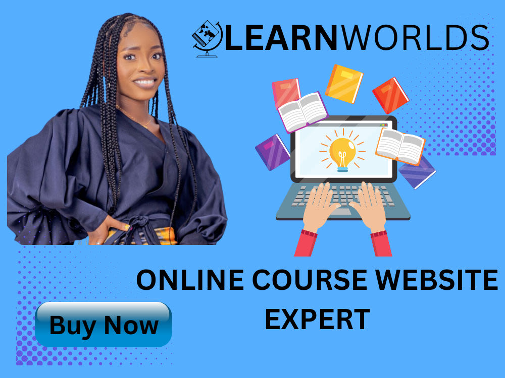 A learnworlds website design, learnworlds online course setup, kajabi | Upwork