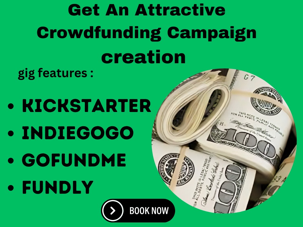 Attractive Crowdfunding Campaign Design, Crowdfunding Marketing | Upwork
