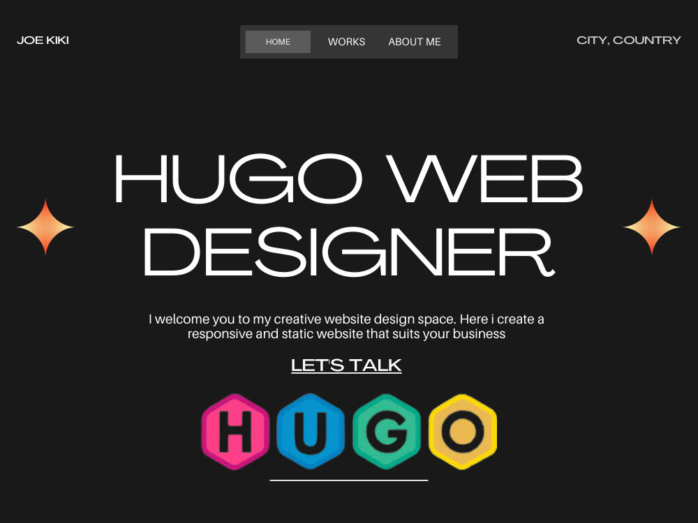 Professional hugo static website with responsiveness | Upwork