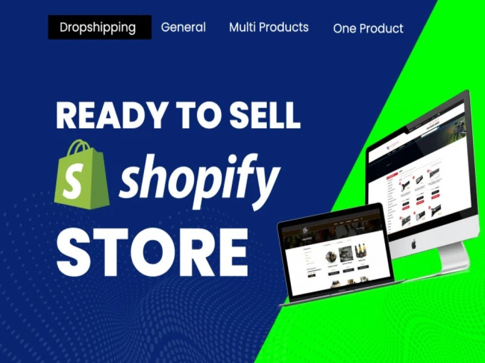 A automated drop shipping Shopify store or Shopify ecommerce website ...