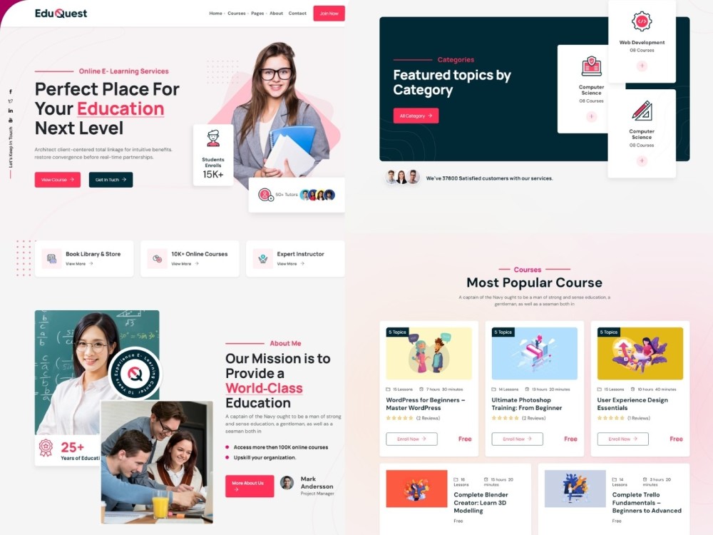 An eLearning WordPress website with Tutor LMS | LearnDash | Upwork