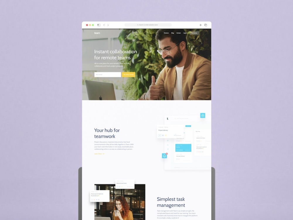A clean website design & Built to empower your online presence | Upwork