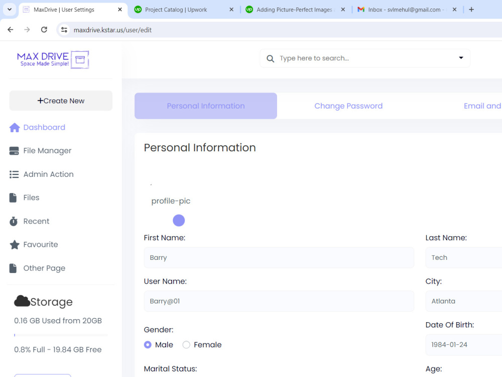 Fully functional digital asset management system. | Upwork