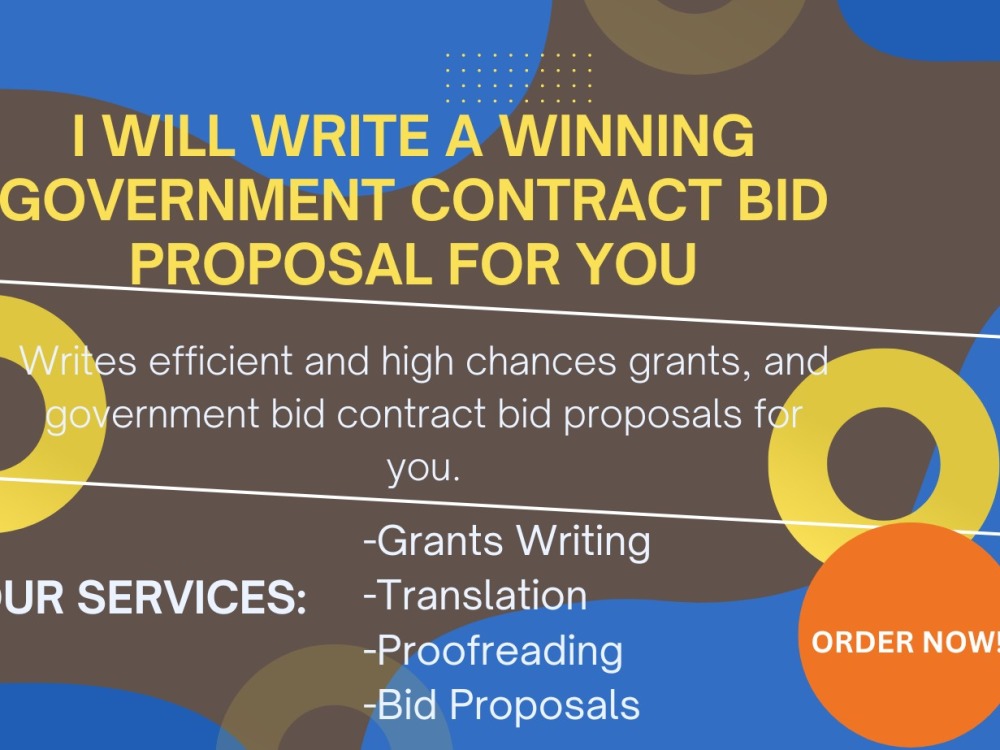 Winning government contract bid proposal, rfp, rfq, rfi | Upwork