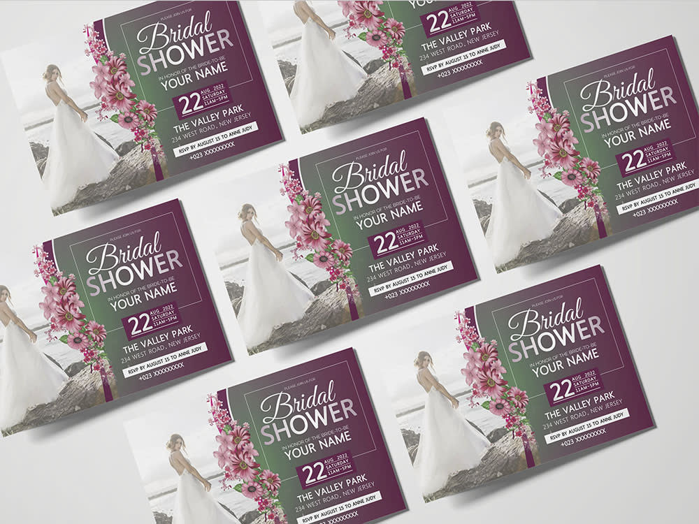 Modern invitation cards for a Party, Grand Ceremony or Holiday | Upwork