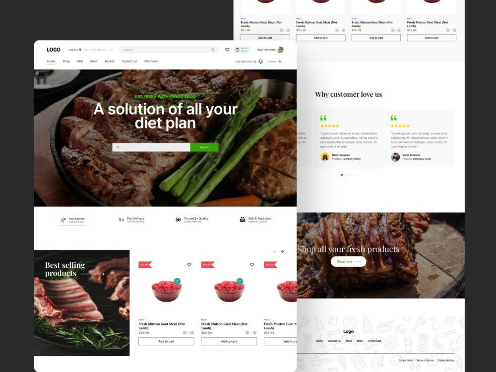 Professional Modern, Clean, Eye-catchy and Responsive Website Design ...