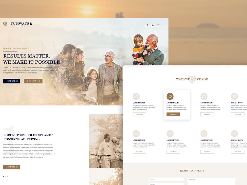 Stunning Website UI/UX design | Upwork