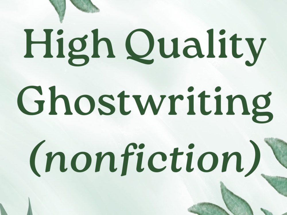 High-Quality Ghostwritten Books (Medical Nonfiction) | Upwork