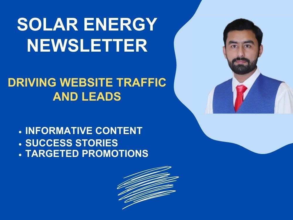 An informative email newsletters tailored to your solar company's ...