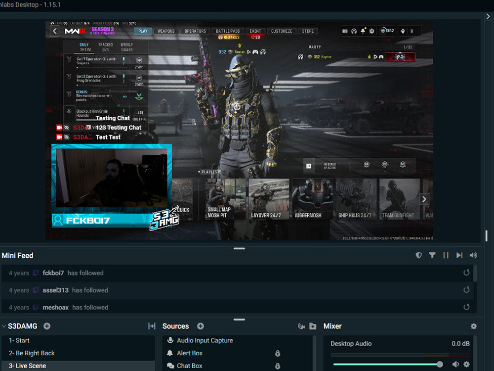Professional obs studio stream setup | Upwork
