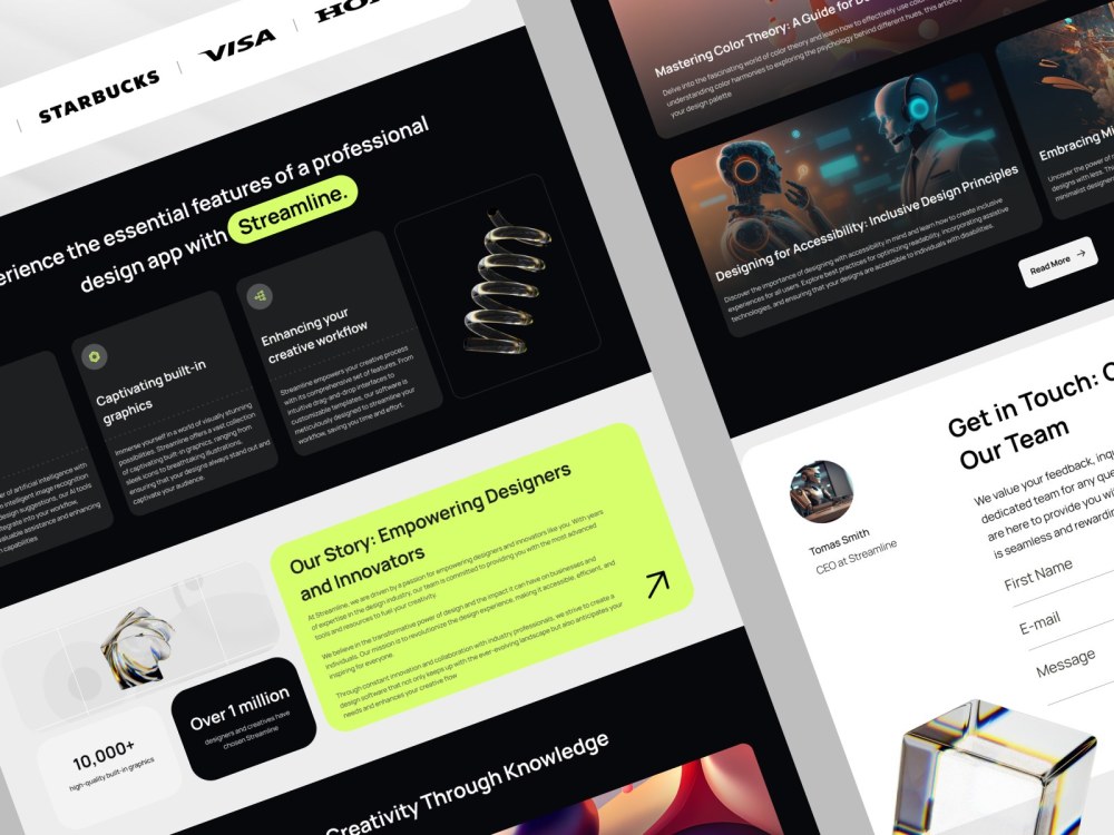 Responsive Webflow Landing Page Design and development | Webflow expert | Upwork