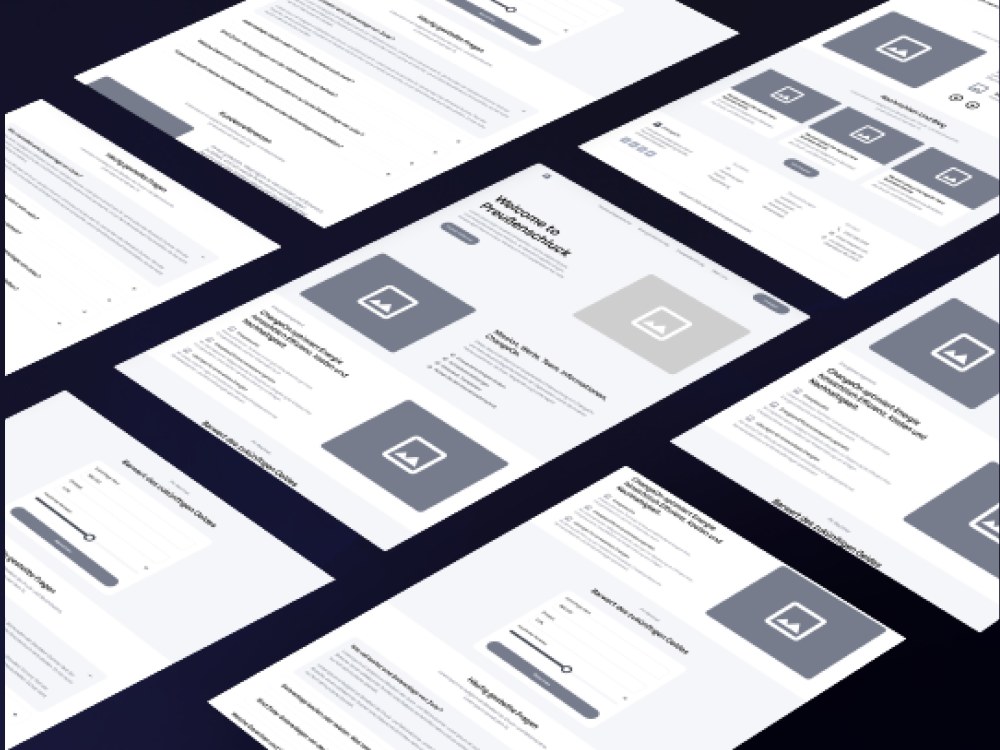 Figma wireframes for Website, Web App and Mobile App | UX/UI Designer ...