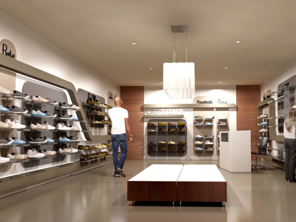Retail store Interior, Exterior Design, Exterior Rendering, Interior ...