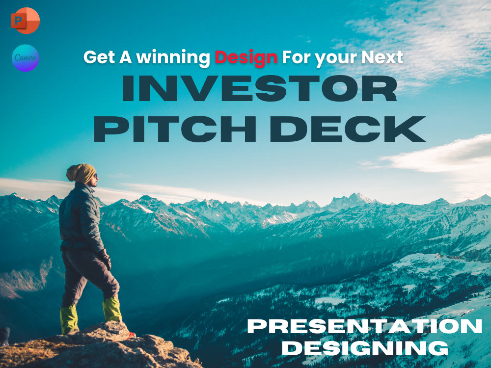 Investor-ready Pitch Deck Or Professional Presentation - Custom Designs | Upwork