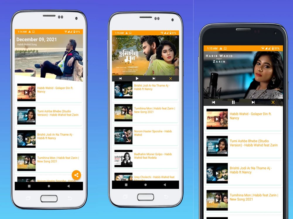 Make category wise embed video player android app | Upwork