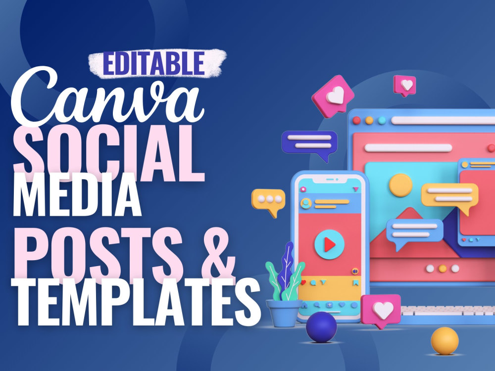 Editable Canva Social Media Posts & Templates | Upwork