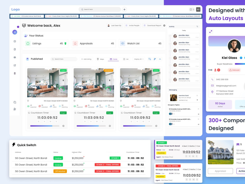 Stunning Website UI/UX design | Upwork