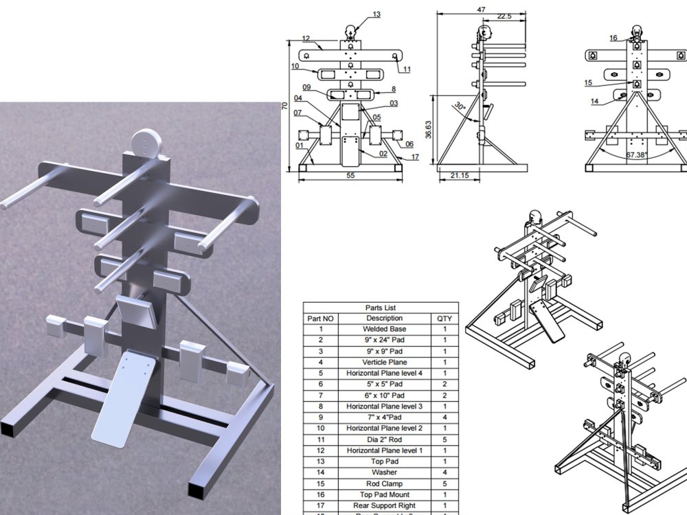 Industrial Machine design , Technical Drawings | Upwork
