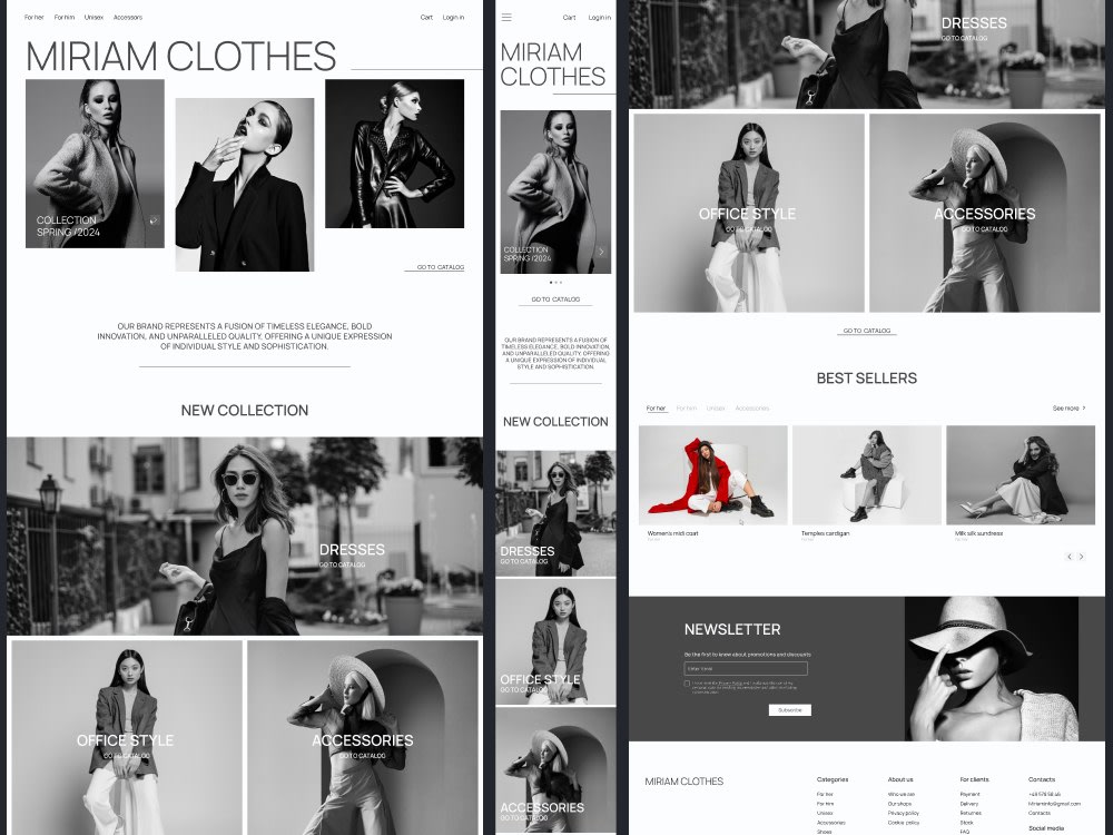 Intuitive and responsive UX\UI design of websites and landing pages ...