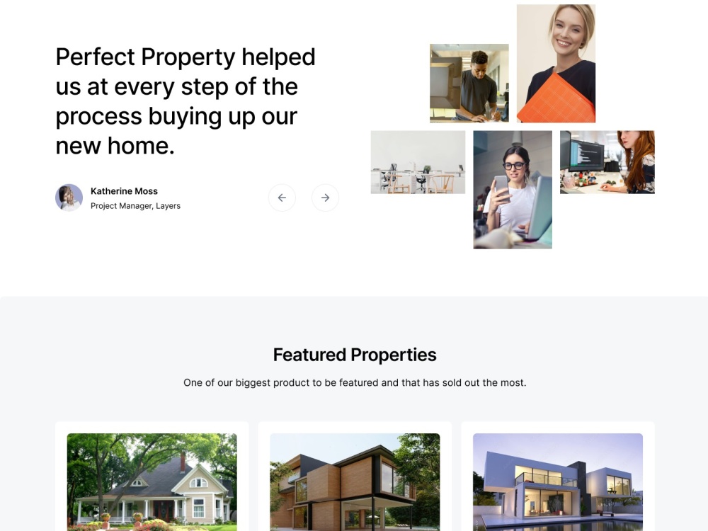 Mordern Real State Website Design ||Minimal Website Design ||UIUX ...