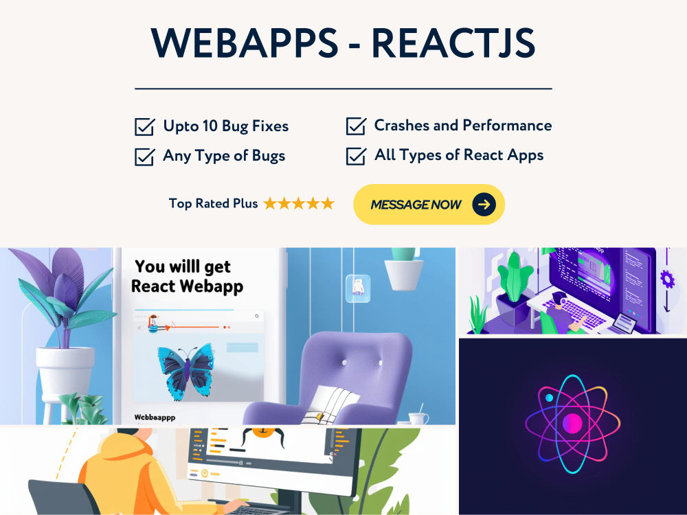 Bugs Fixed In The Reactjs Webapp Upwork
