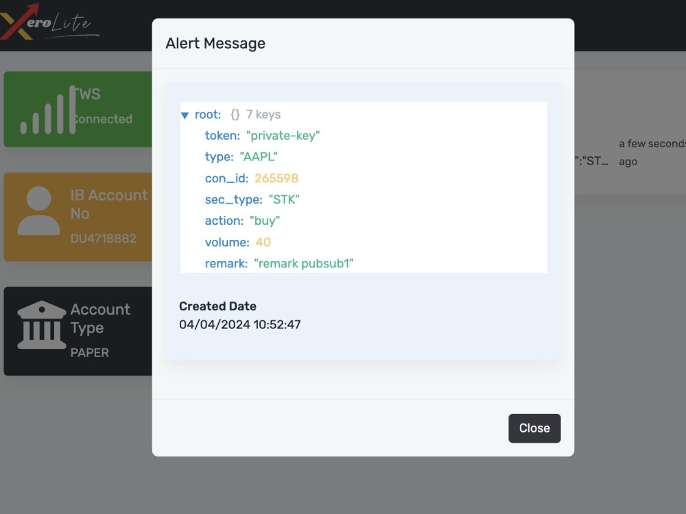 Trading View to Interactive Broker bridge app using webhook | Upwork