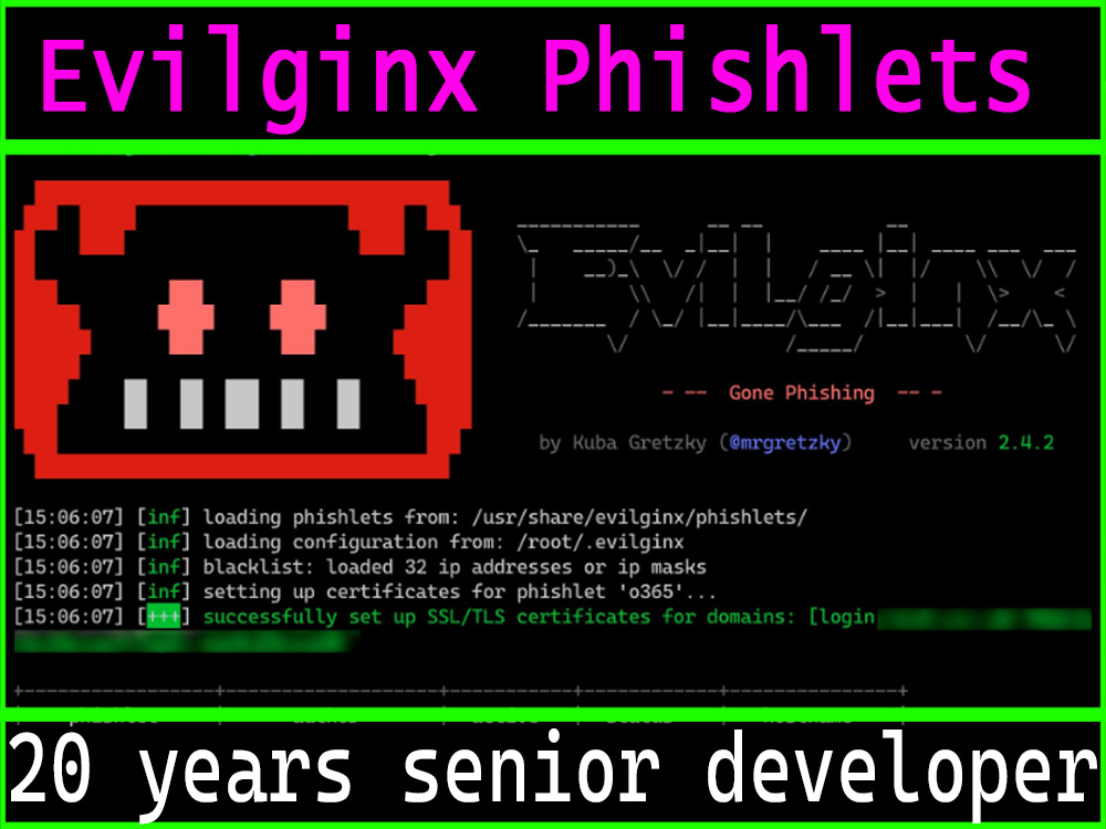 Custom Phishlets Scripts for Evilginx 2 and Evilginx 3 | Upwork
