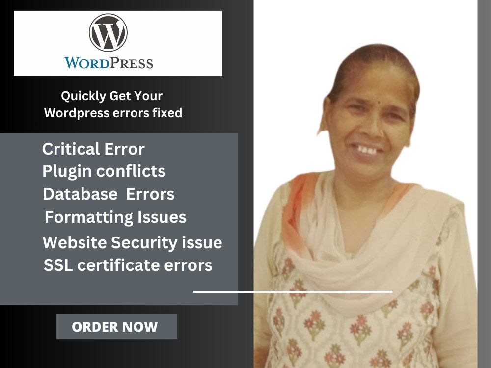 Wordpress Bug Fix, Plugin issue, Database Error, Website Bug/Error fix ... Wordpress Bug Fix, Plugin issue, Database Error, Website Bug/Error fix ...