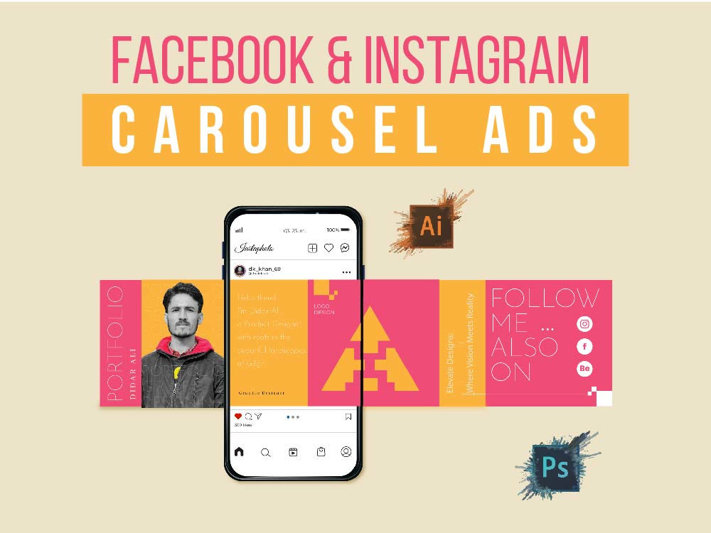 Carousel ads images for facebook and instagram | Upwork