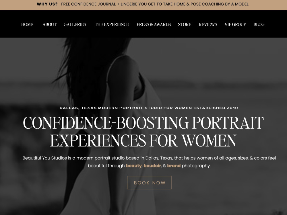 A beautifully designed Showit site | Upwork