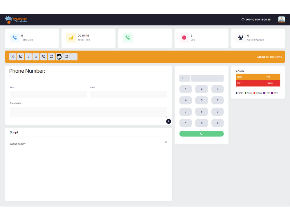 A Custom Vicidial Theme | Upwork