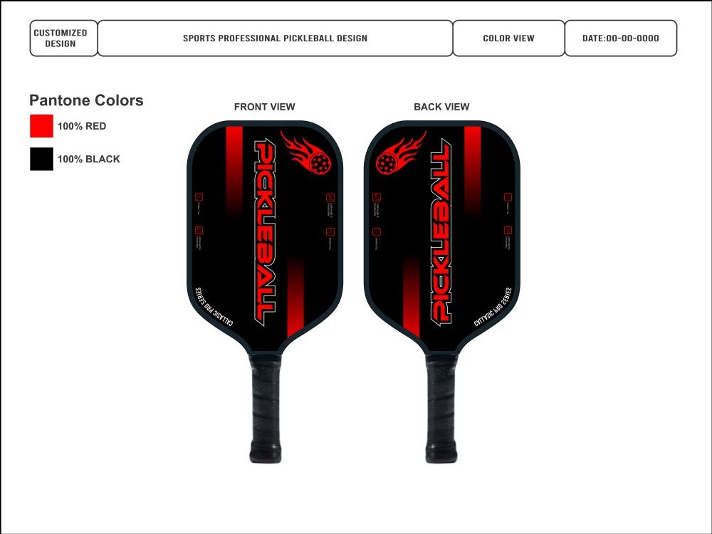 Unique pickleball paddle Design and its accessories | Upwork