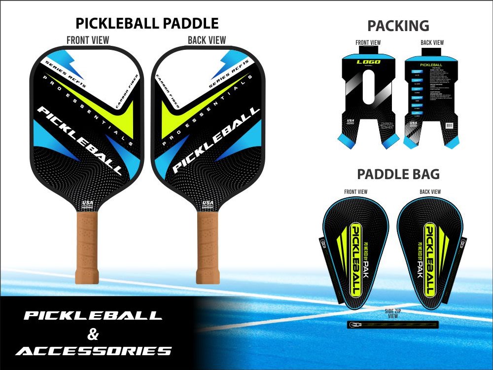 Unique pickleball paddle Design and its accessories | Upwork