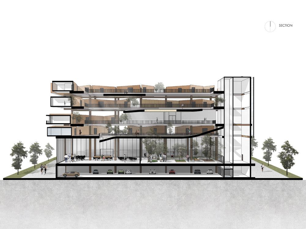 Architectural ISO metric, diagram section with collage style | Upwork